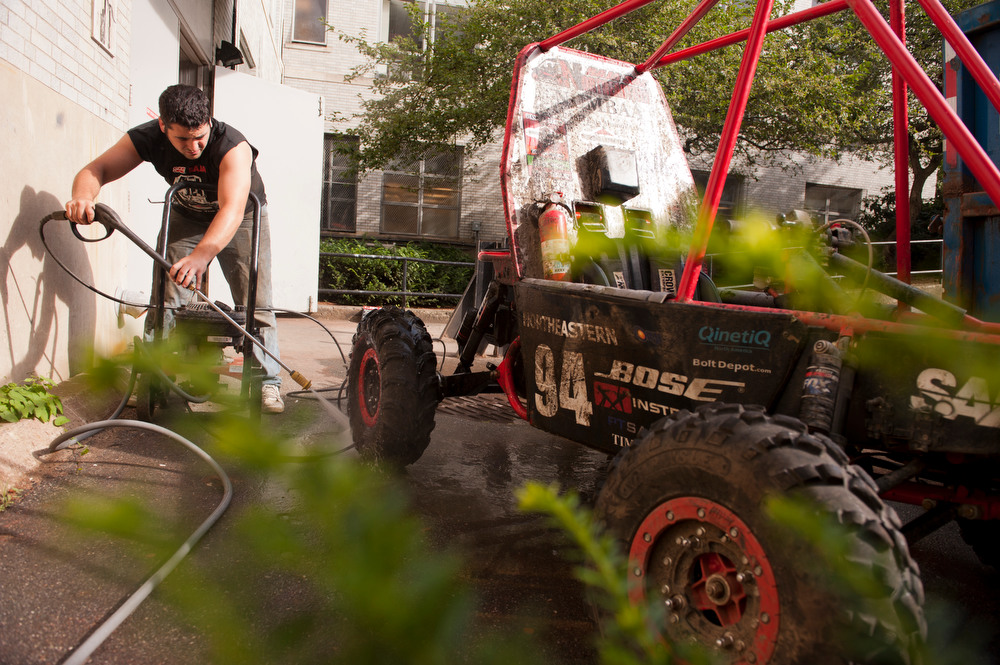 Baja buggy bath - Northeastern Global News