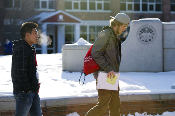 Cold days on campus - Northeastern Global News