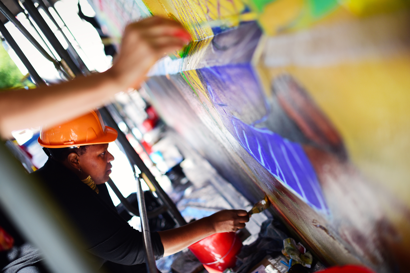 New campus mural celebrates community - News @ Northeastern