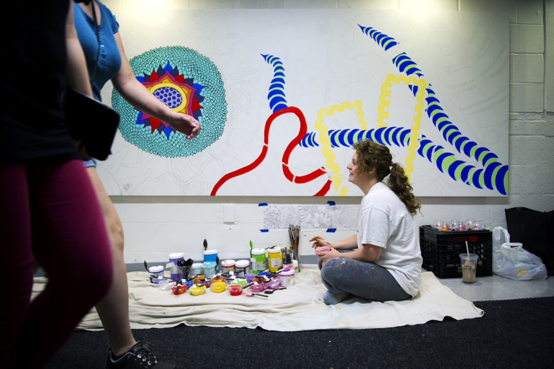 Campus is her canvas - News @ Northeastern