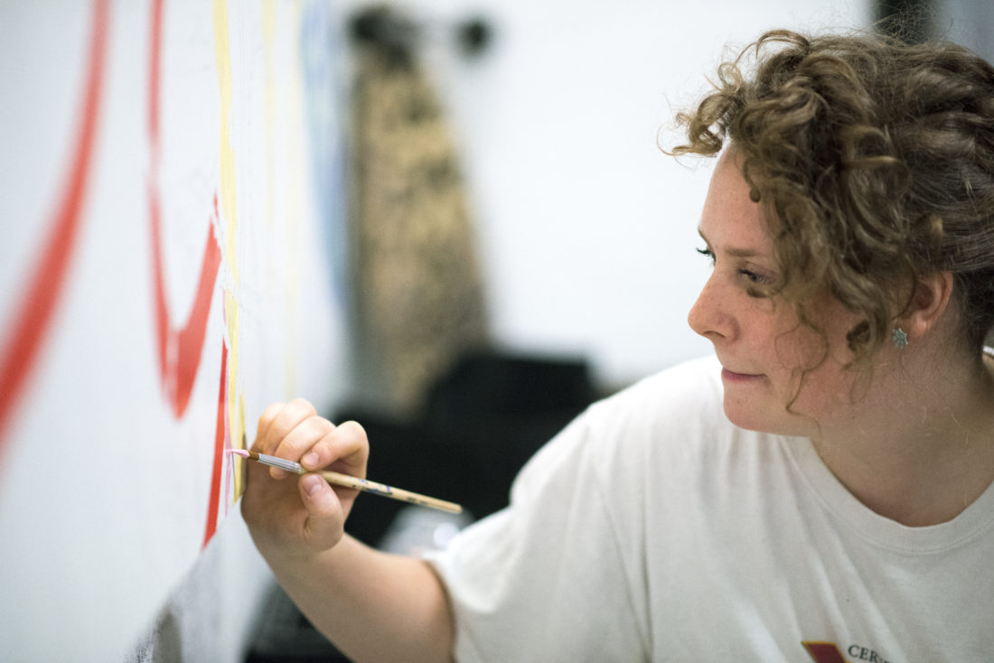 Campus is her canvas - News @ Northeastern