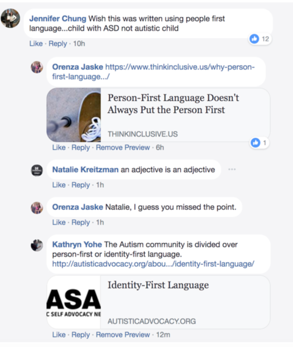 Unpacking the debate over person-first vs. identity-first language in ...