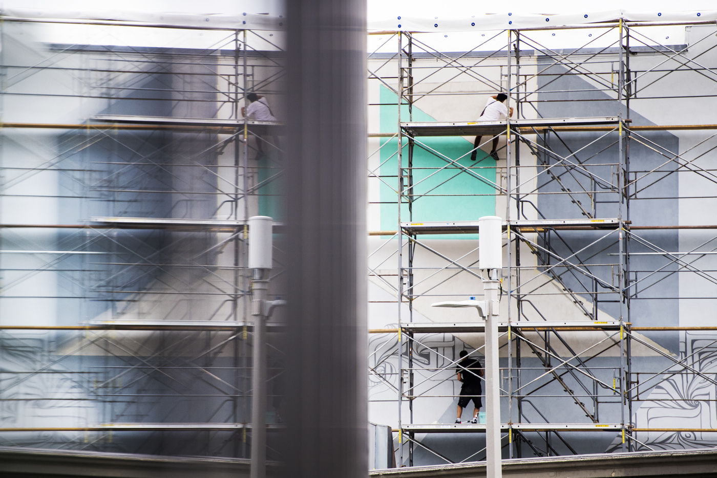 Parisian graffiti artist Astro brings new public art to Northeastern ...