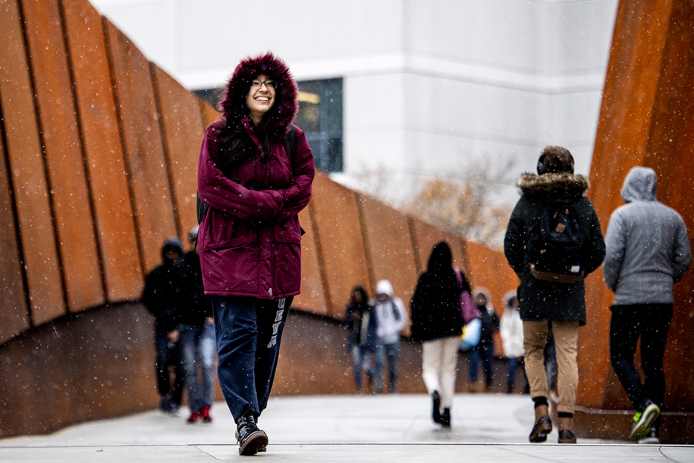 Falling flurries - Northeastern Global News