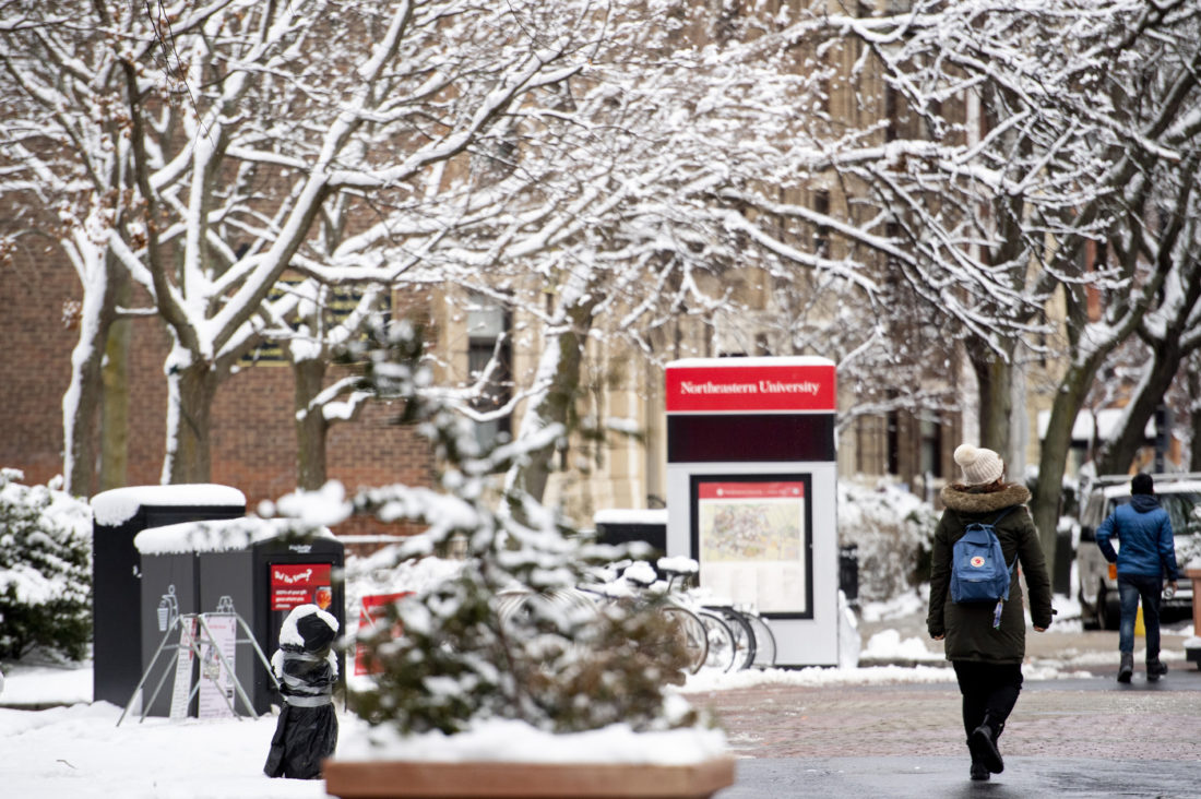 The first snow of the semester in photos - News @ Northeastern