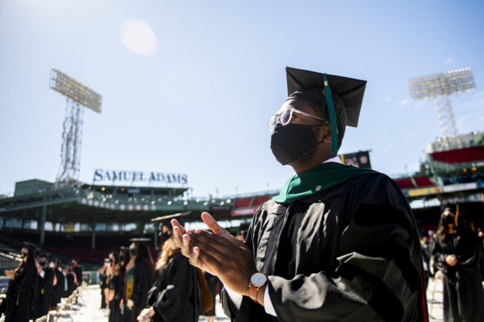 Northeastern celebrates 2021 graduate Commencement at Fenway Park ...