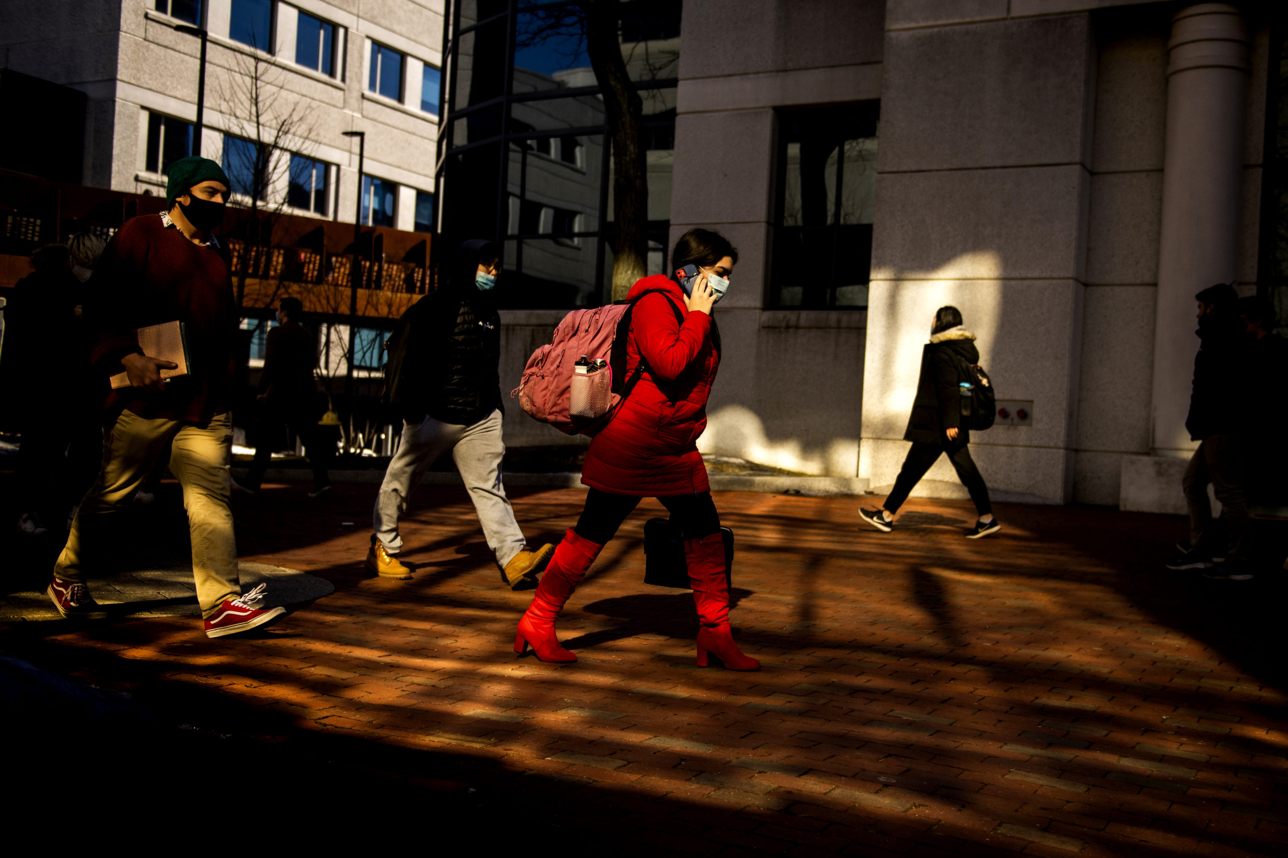 Lady in red - Northeastern Global News