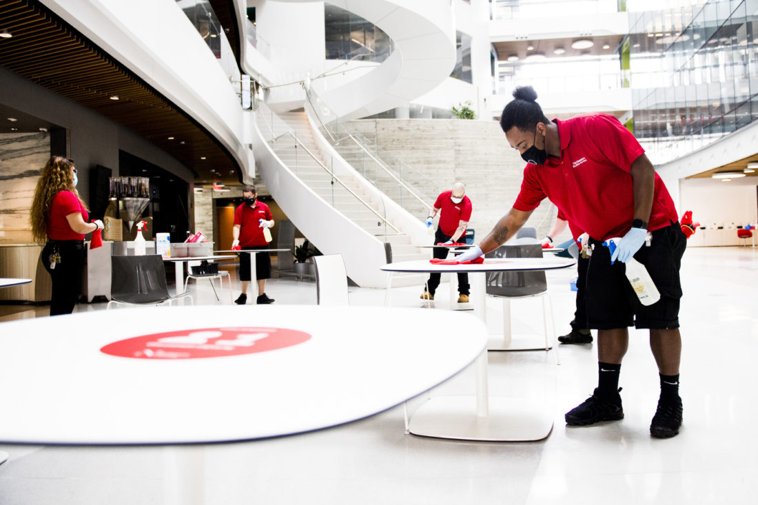 Meet the small army of cleaners who are keeping Northeastern safe ...