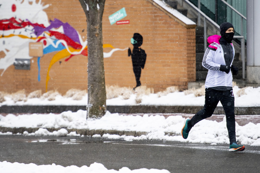 The first snow of the semester in photos - News @ Northeastern - News ...