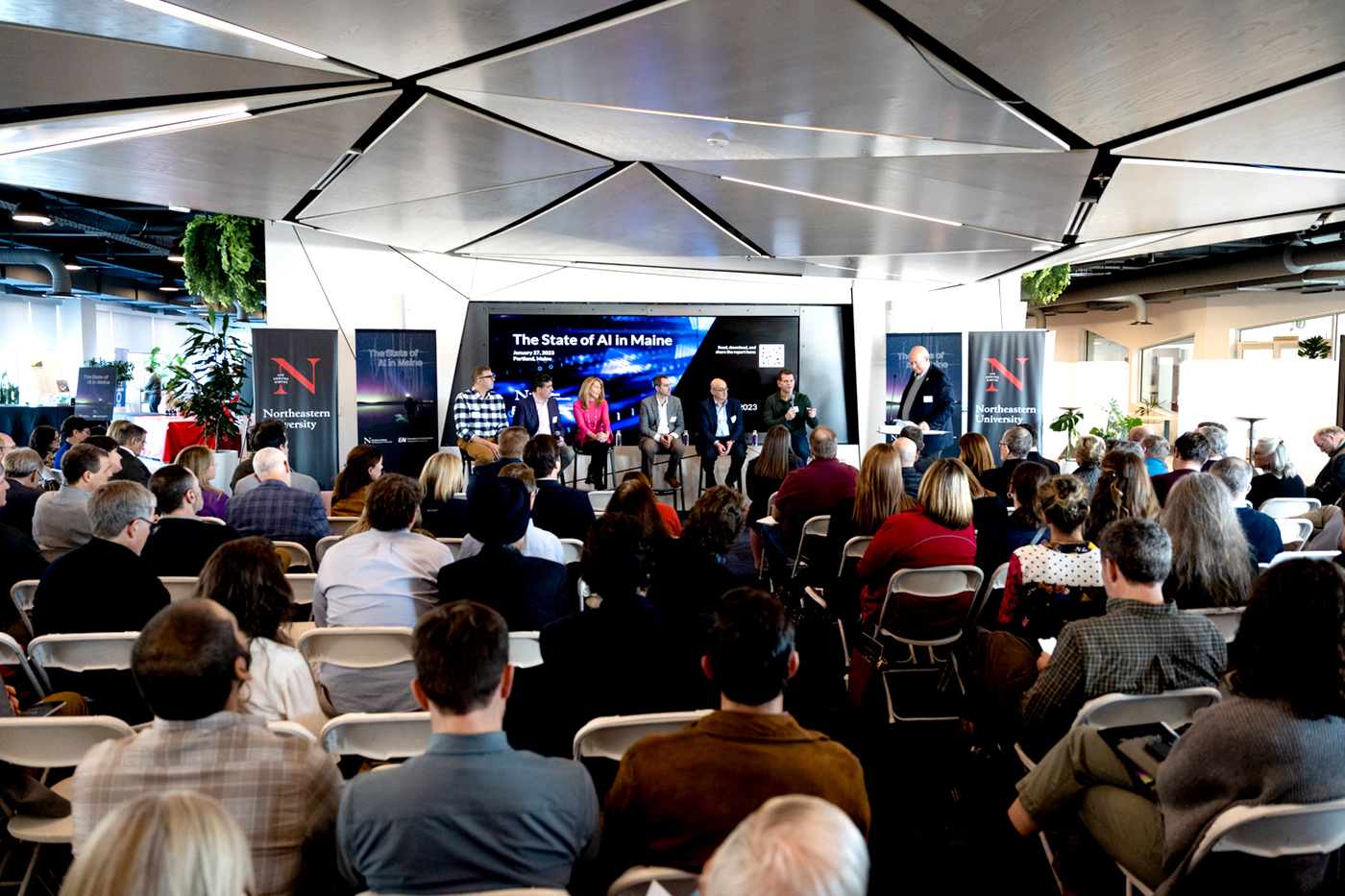 Hundreds Explore the “State of AI in Maine” at the Roux Institute