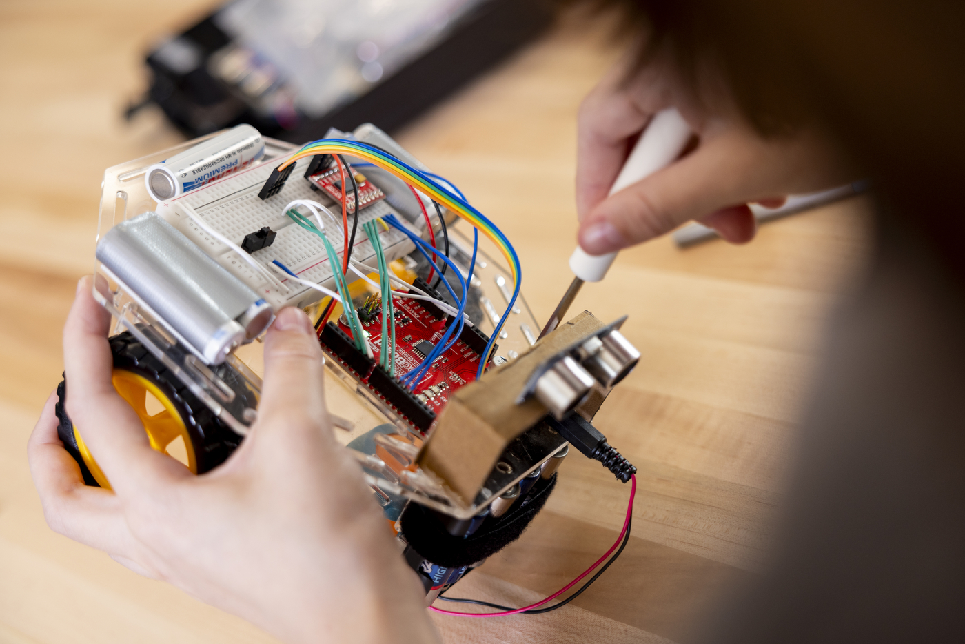 Freshmen Engineers Showcase Cutting-Edge Robotics Projects
