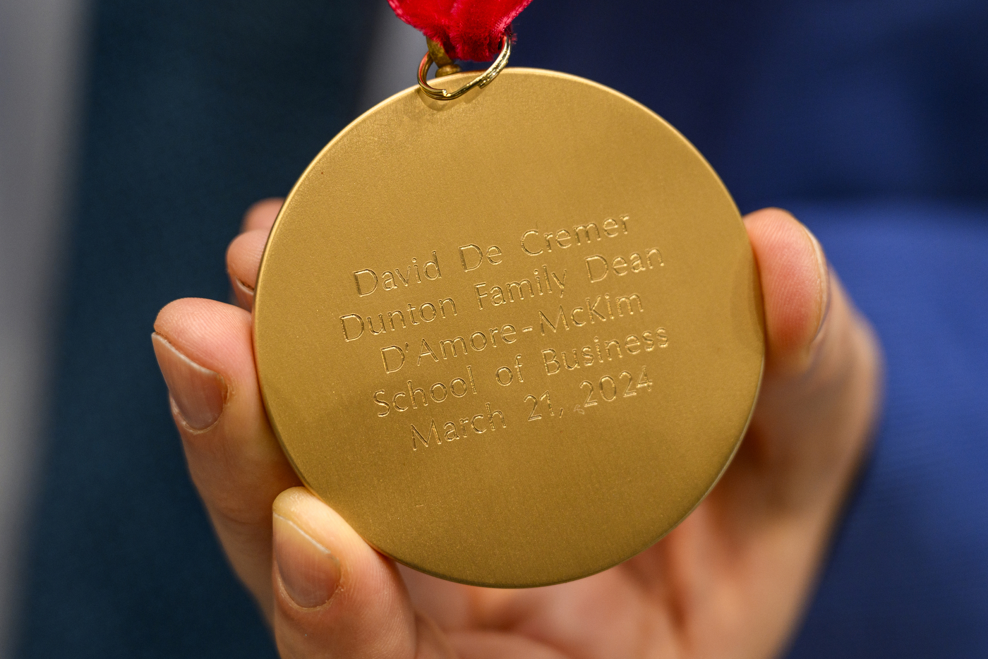 David De Cremer Installed as New Dean at D’Amore McKim