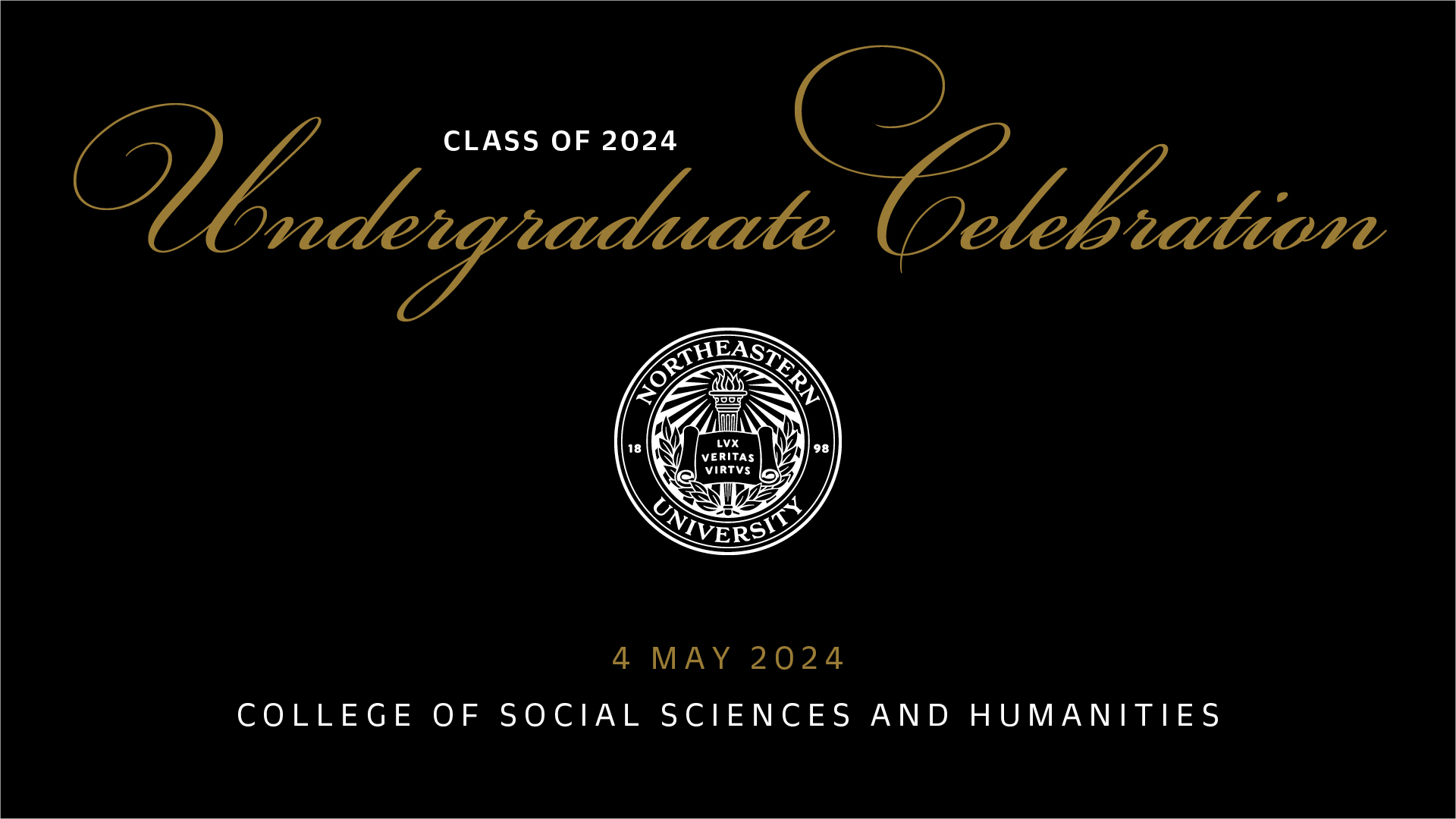 Northeastern CSSH Graduation Ceremony 2024