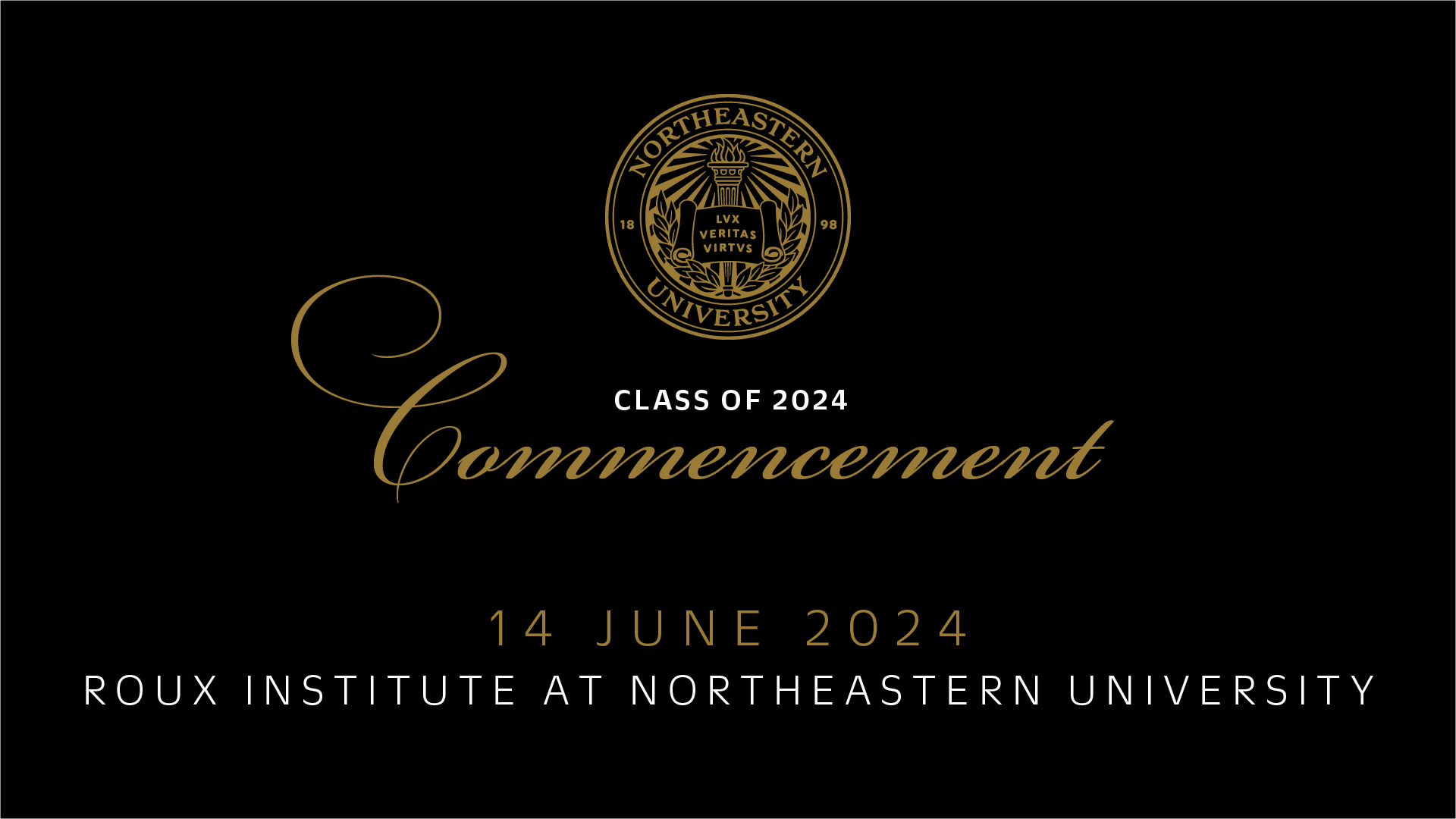 Northeastern The Roux Institute Commencement 2024