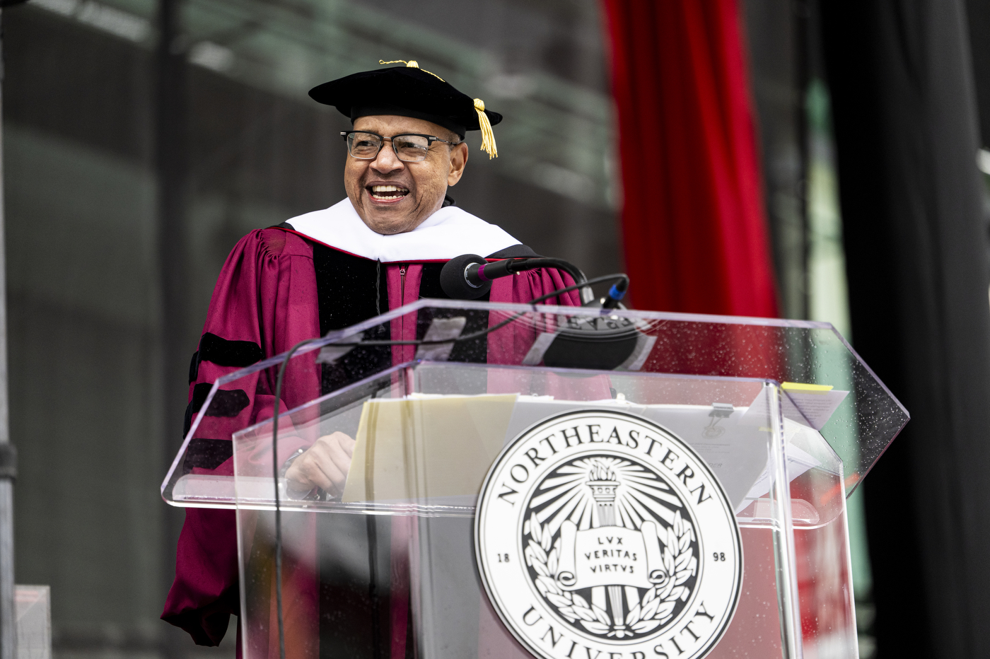 Meet the alumna who raises Northeastern’s King Husky mascot