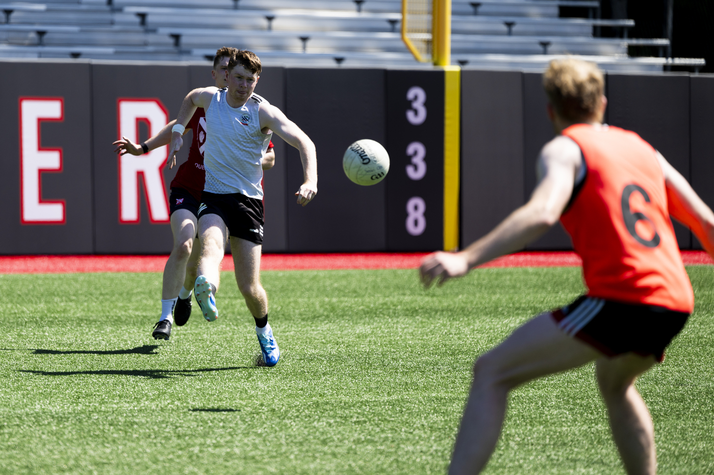 Northeastern Welcomes Queen’s University Gaelic Football Team