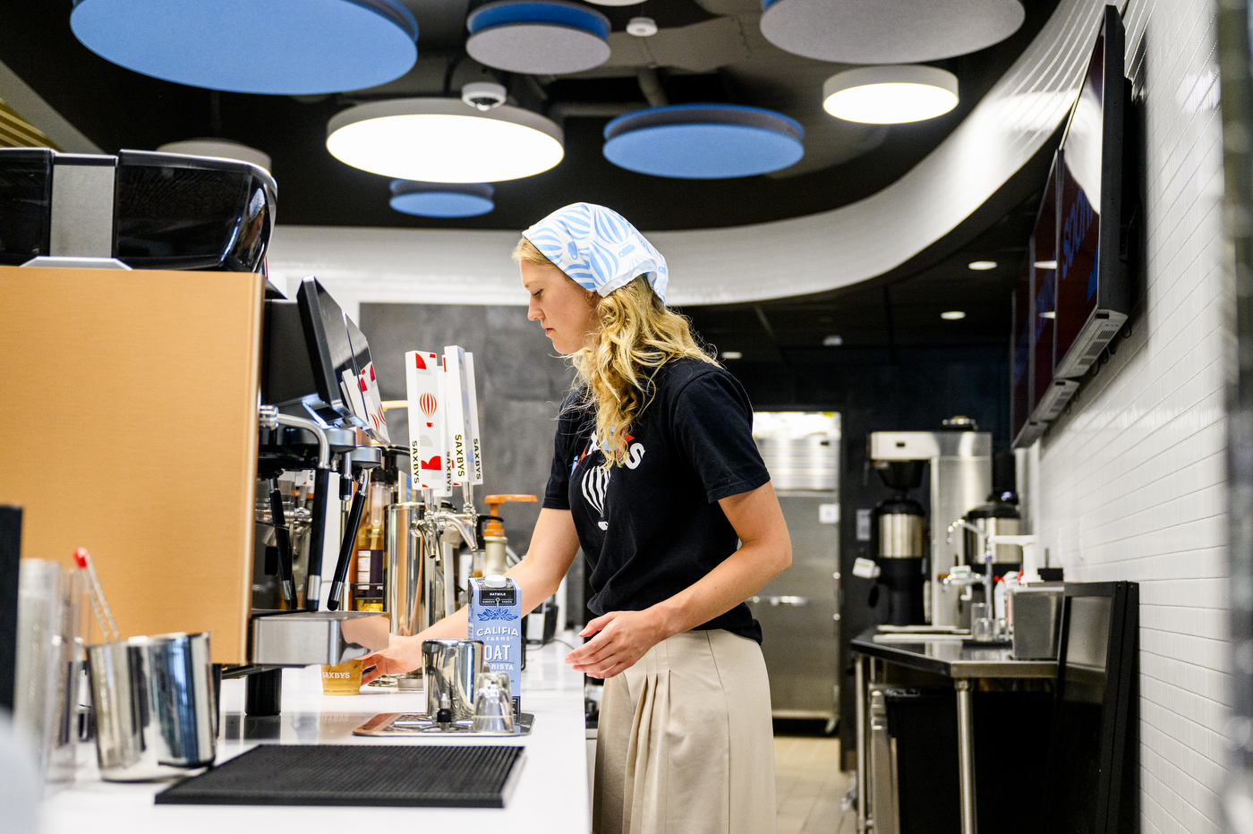Third-Year Student CEO Leads New Saxby’s Cafe
