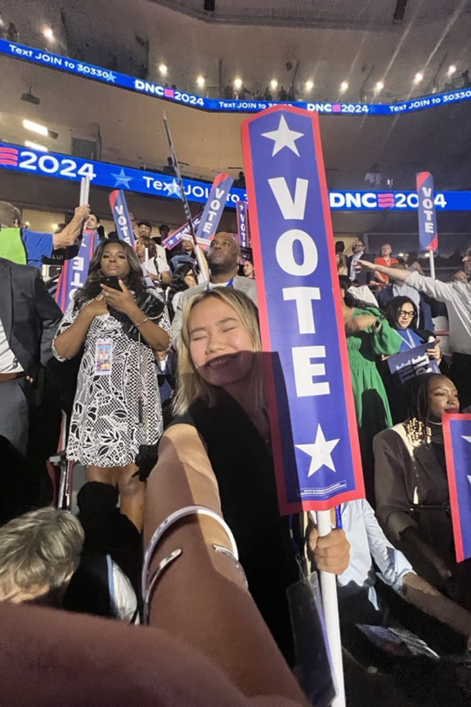 Northeastern Student Represents Illinois at the DNC