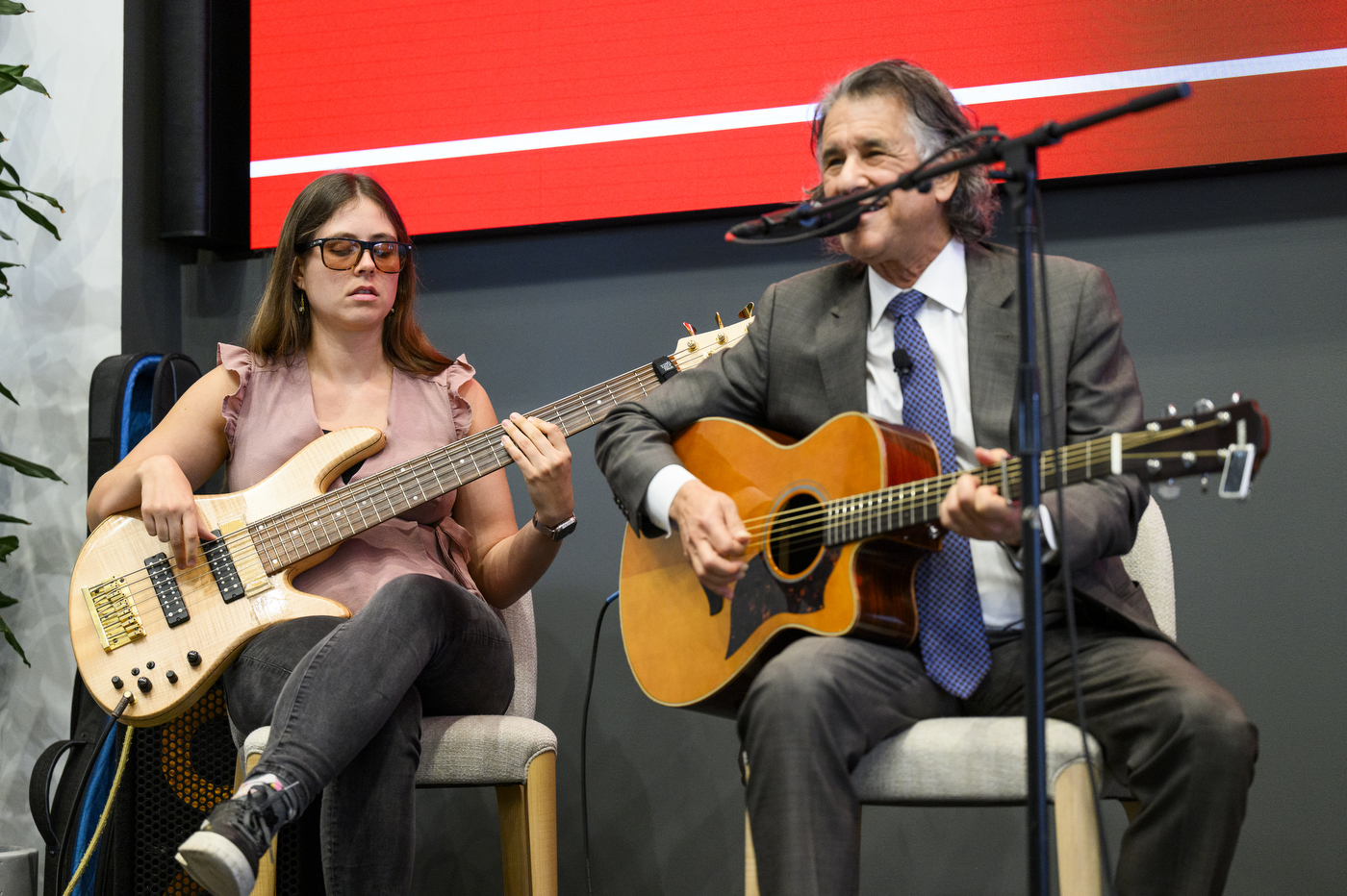 Joseph E. Aoun, Daniel Levitin Kick Off Presidential Speaker Series