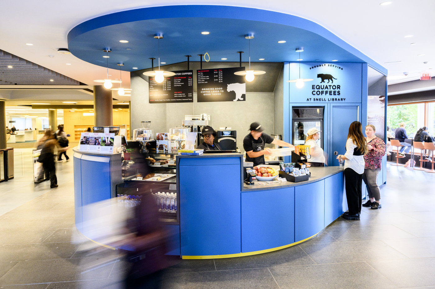 Equator Coffees open in Snell Library - Northeastern Global News