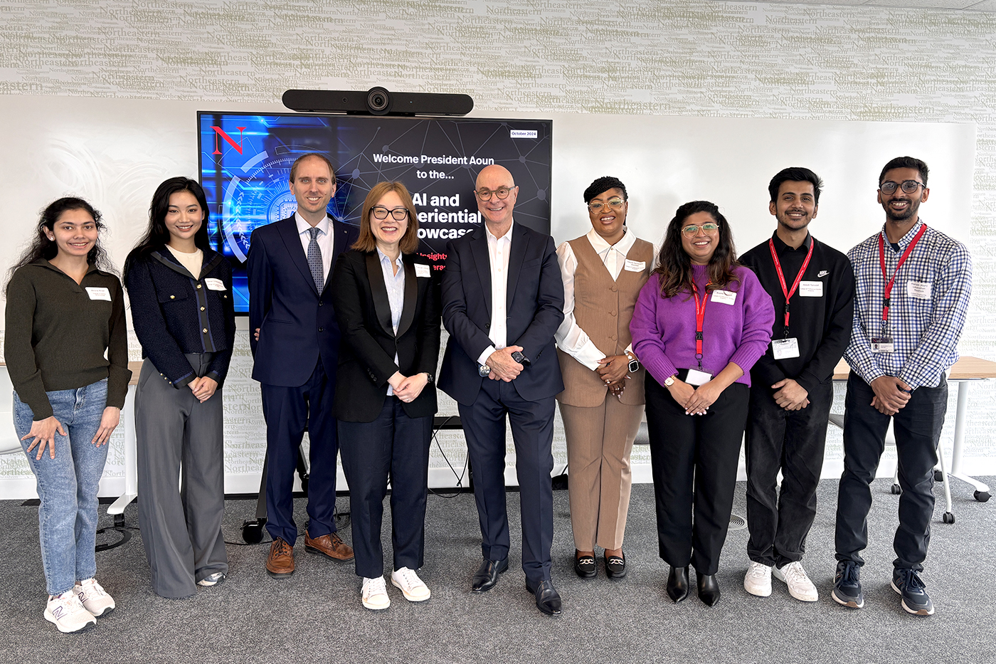 Toronto Campus Shares AI Achievements with President Aoun