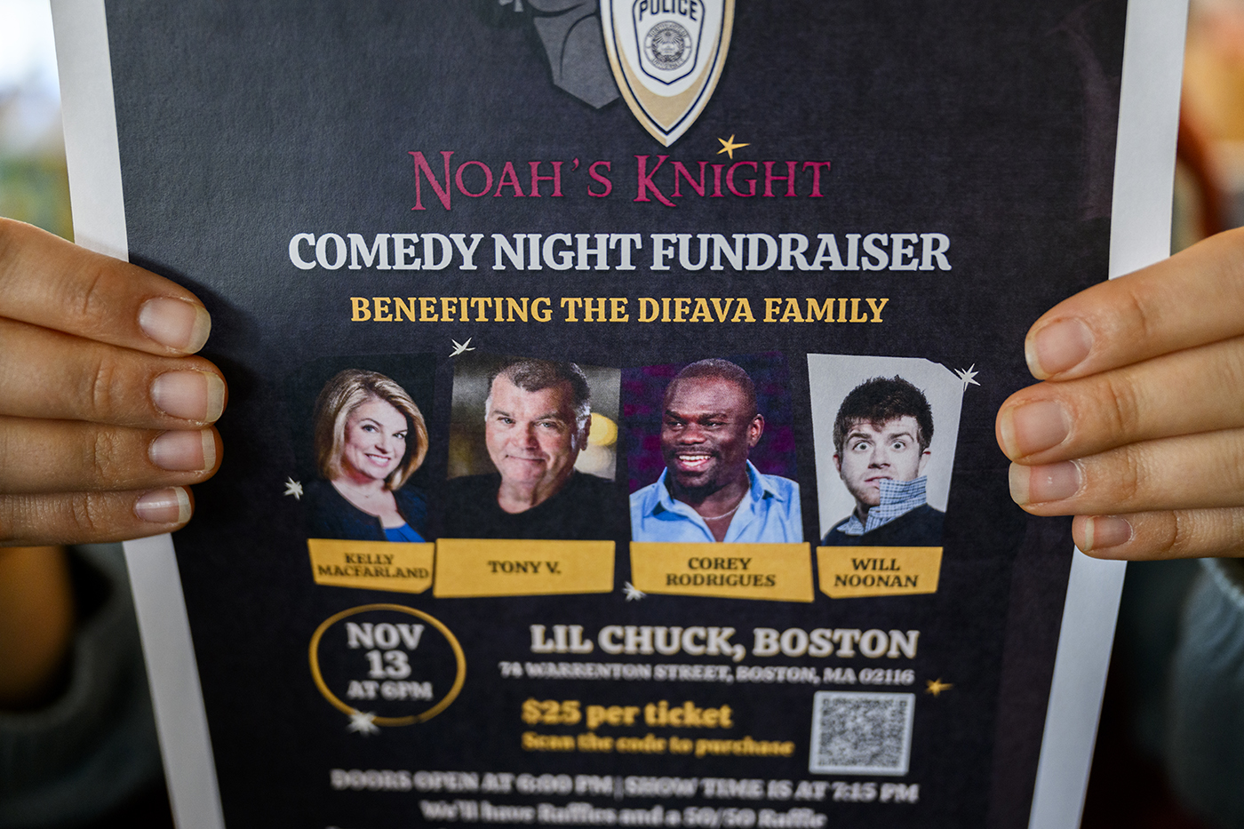 Laugh for a Cause: Noah's Knights Comedy Fundraiser
