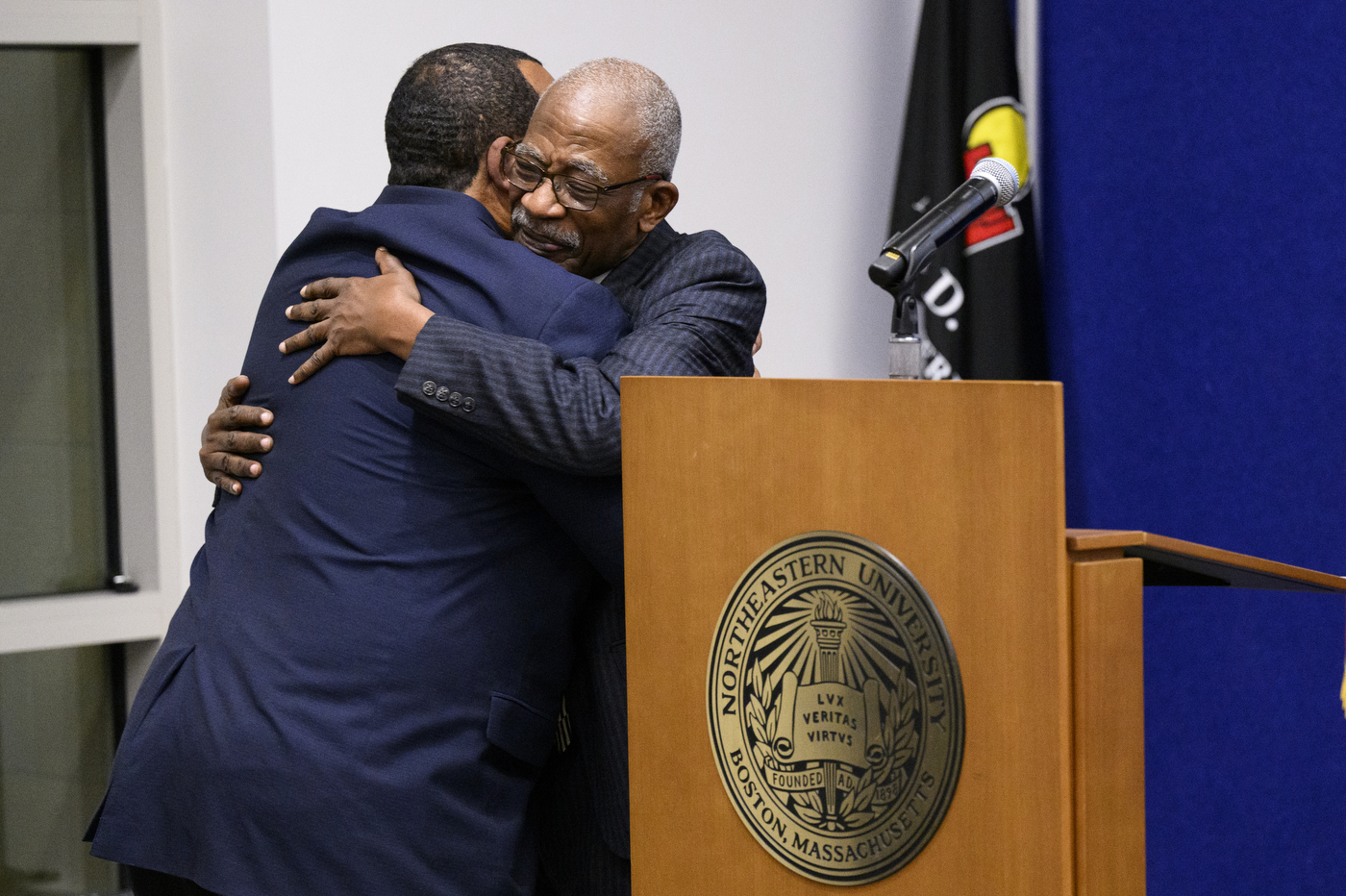 A hug for the books - Northeastern Global News