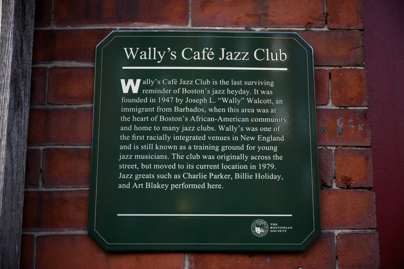One Place to Visit in Boston: Wally’s Cafe Jazz Club