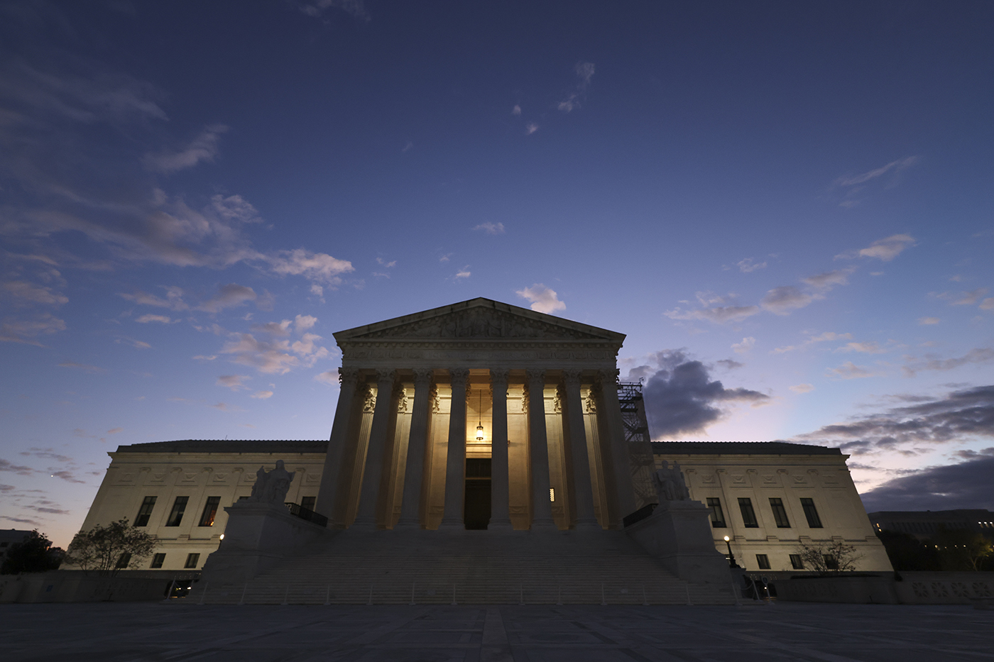 Supreme Court Building At Night
