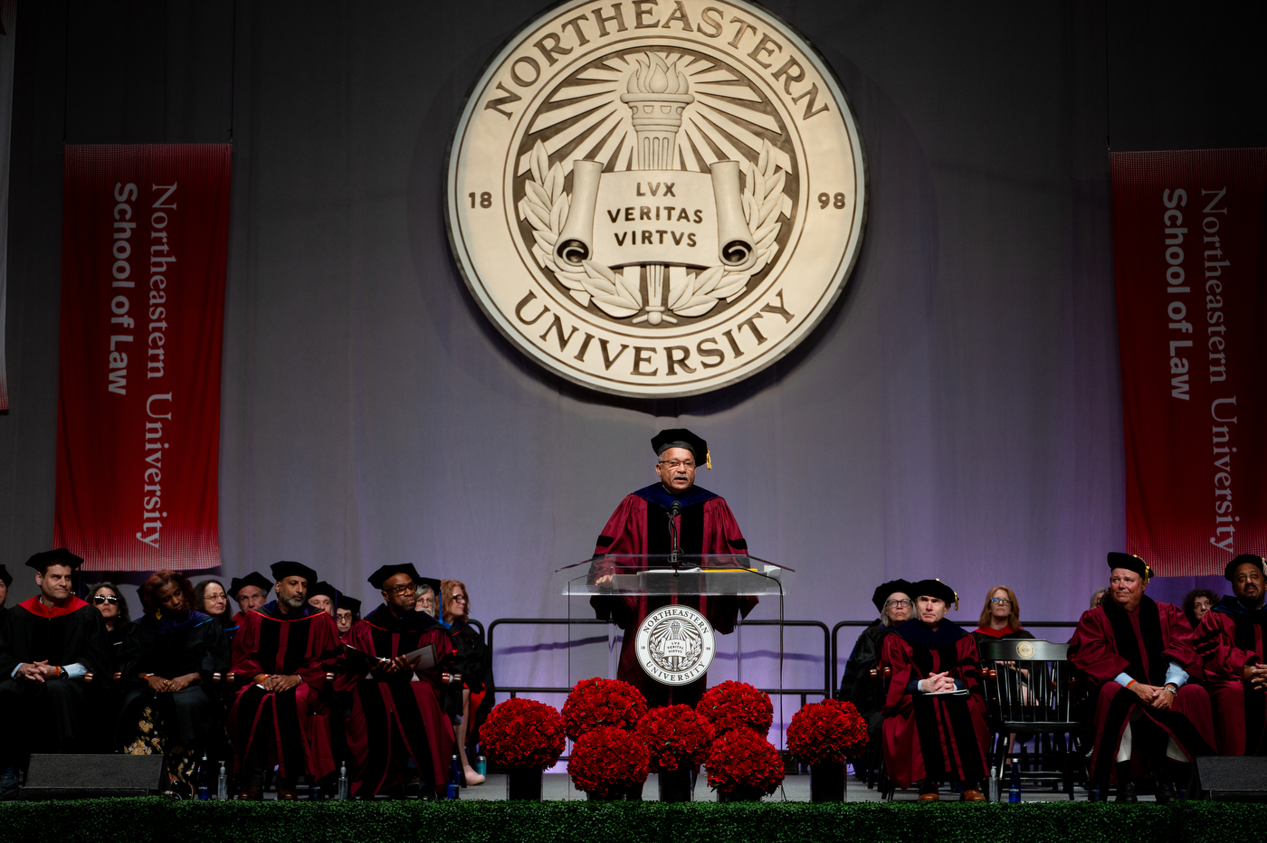 Ralph Martin Returns to Northeastern to Address Law Graduates