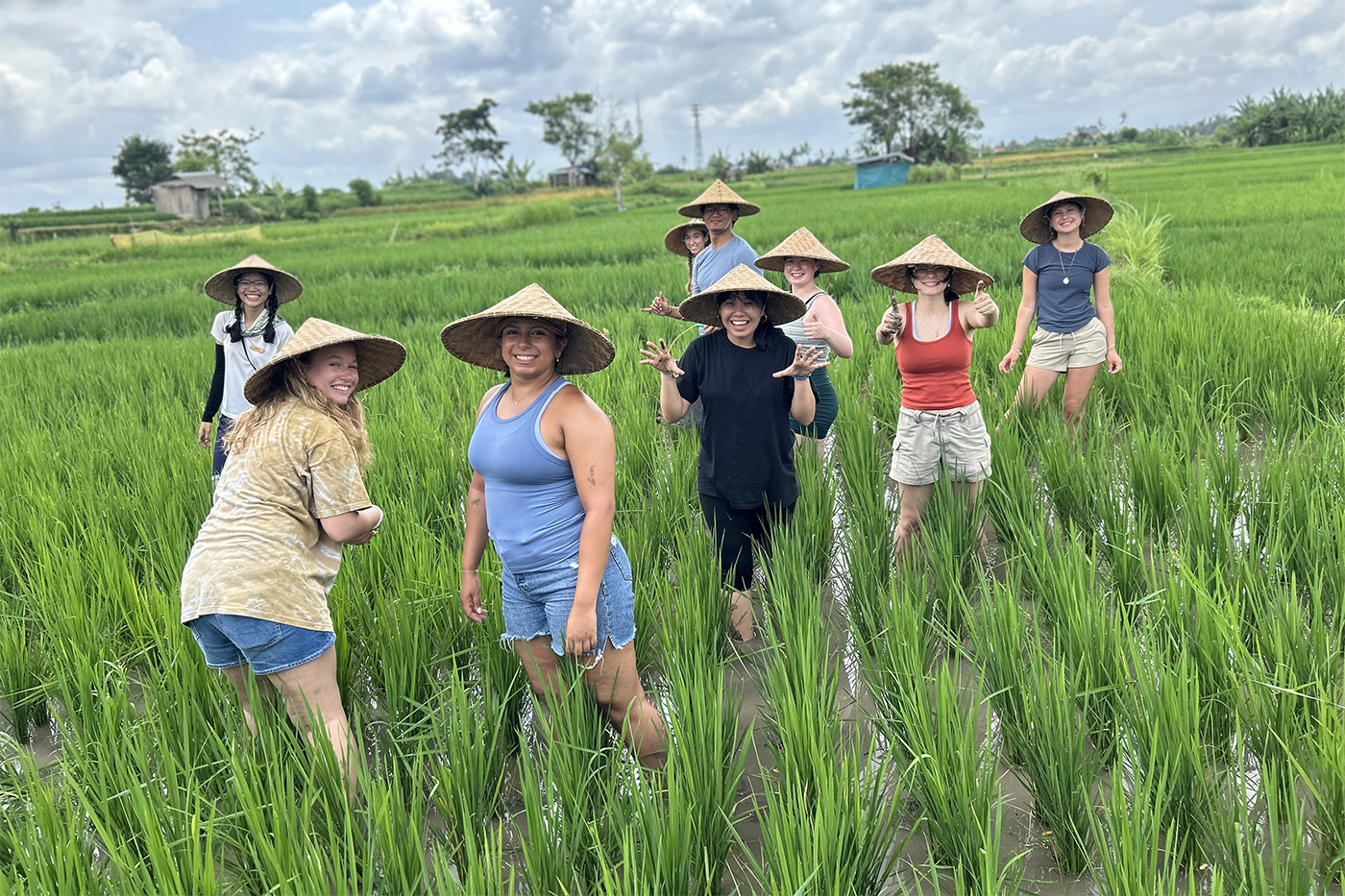Northeastern Students Witness Climate Change Adaptation in Bali