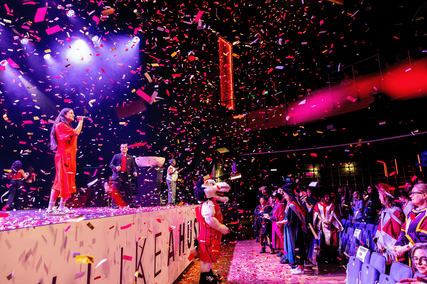 Northeastern Freshmen Welcomed at London’s O2 Convocation