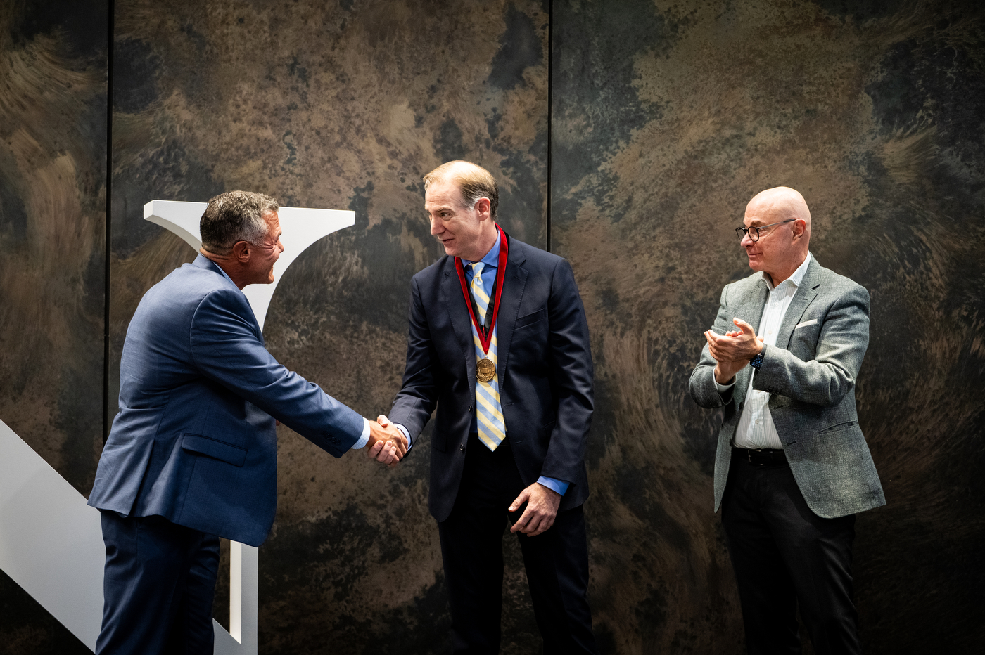 Charles Hillman Installed as a Distinguished Professor